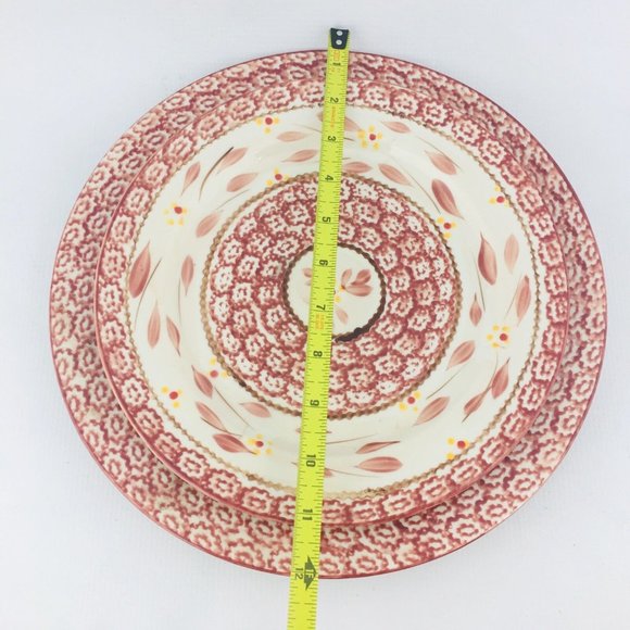 Temptations | Dining | Temptation Tara Old World Cranberry Pink Floral ...